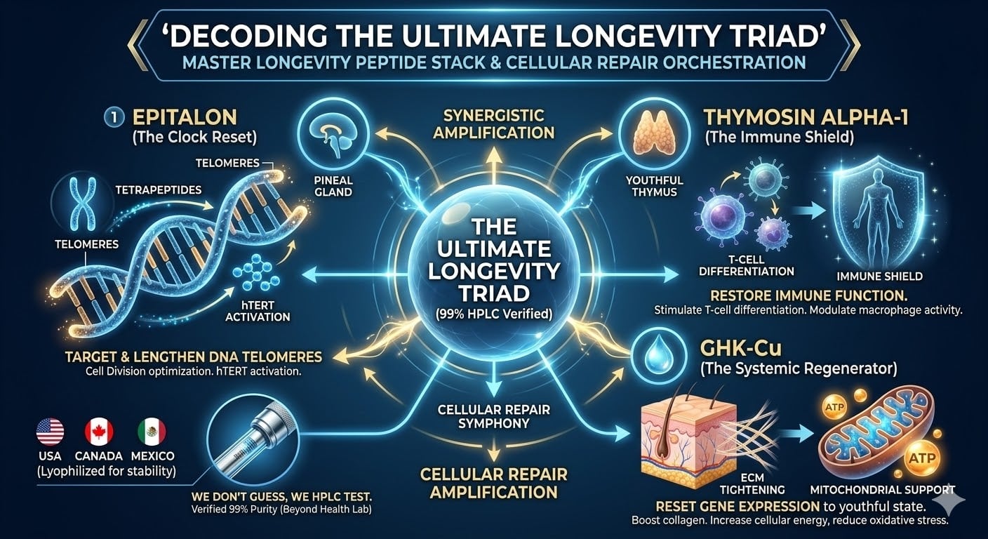 The Ultimate Longevity Triad: Your Master Longevity Peptide Stack for ...